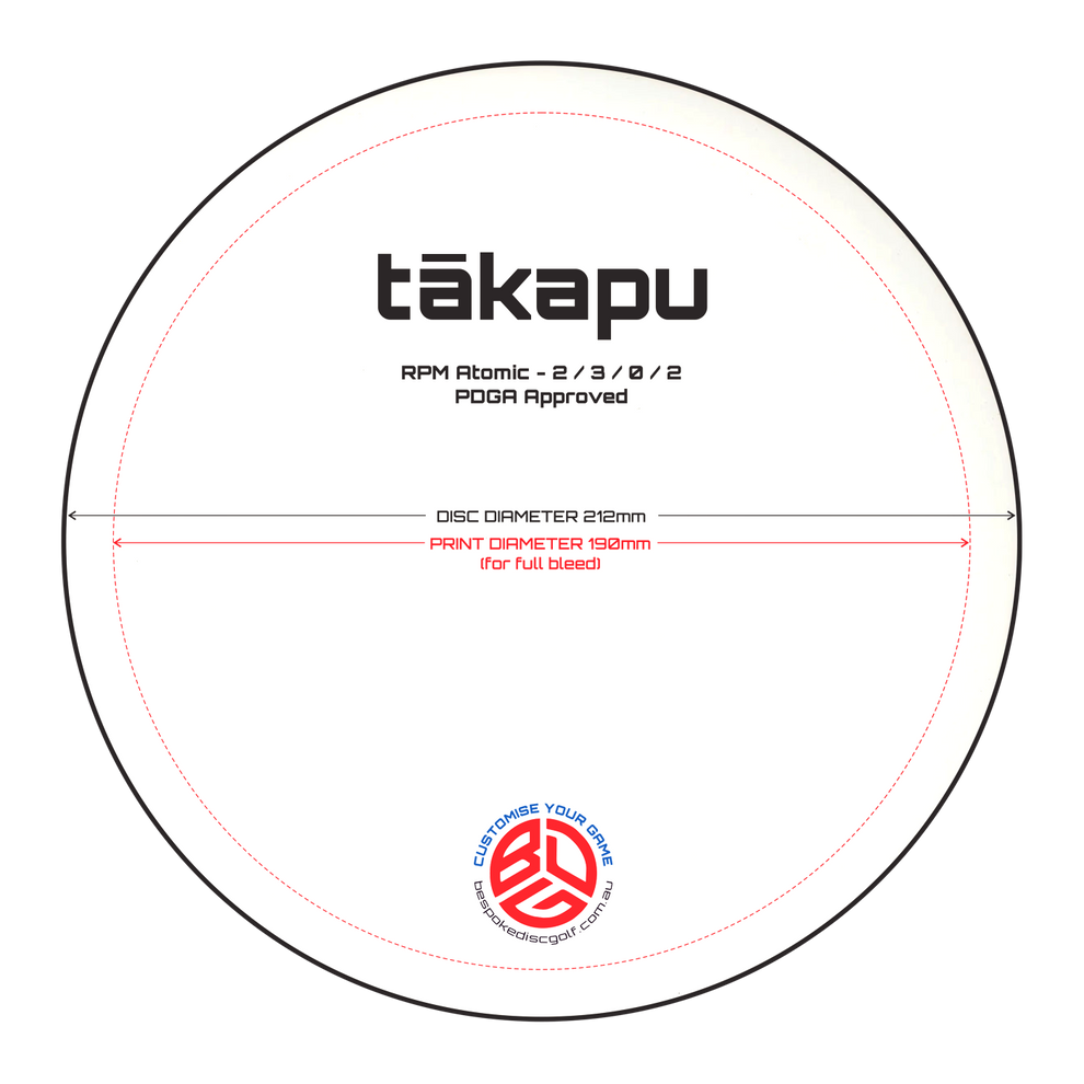 Custom Printed Disc – bespokediscgolf